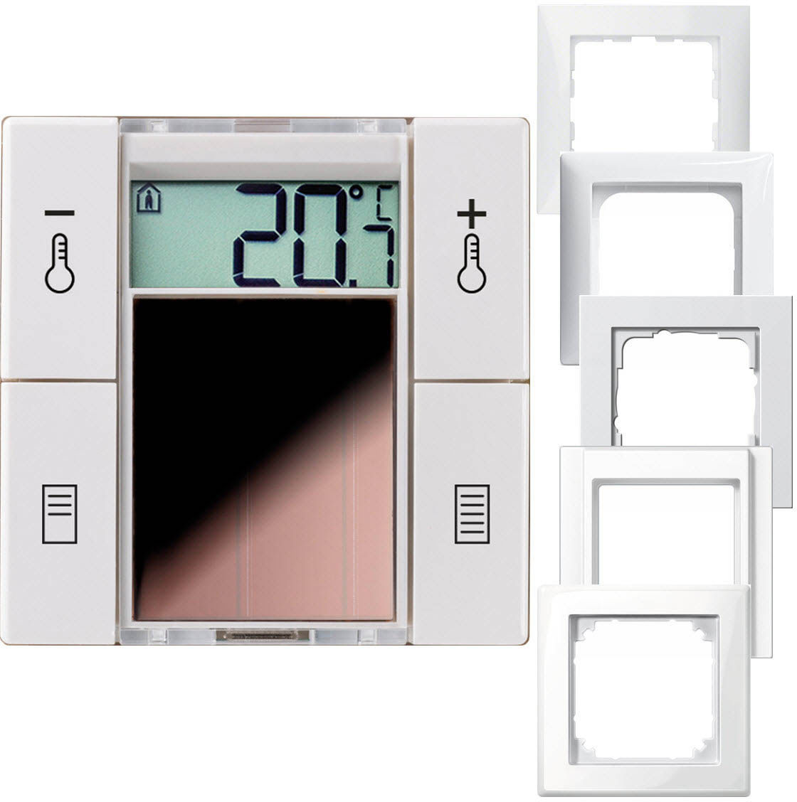 Room control unit - SR06 LCD EnOcean - Thermokon Sensortechnik ...