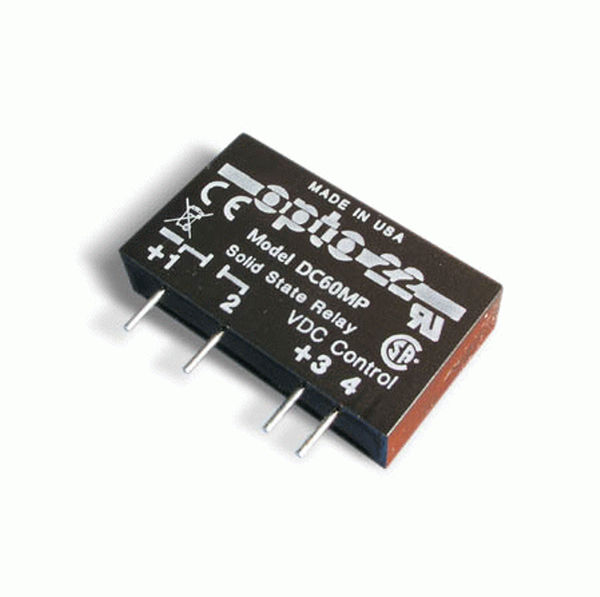 Printed circuit board solid state relay - MP Model, 60 VDC, 3 A ...