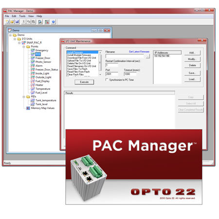 Configuration software - PACMANAGER - Opto 22 - for I/O board / PAC