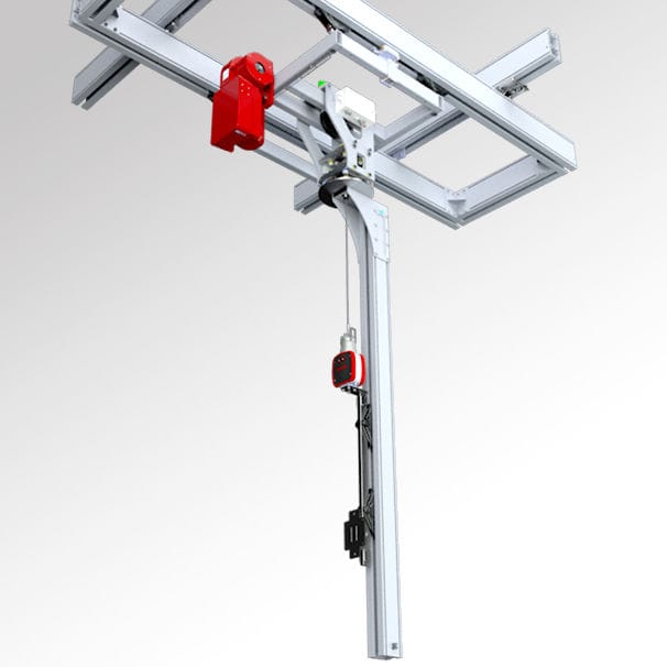Overhead rail-mounted manipulator - Quick-Lift Rail Torque 350s - Binar ...