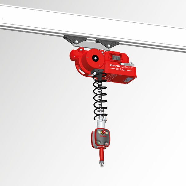 Pneumatic manipulator - Quick-Lift Rail 50i - Binar Handling AB ...