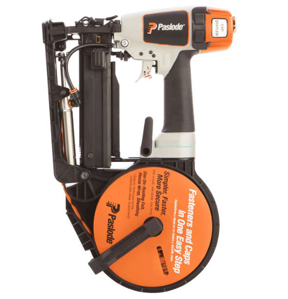 Pneumatic stapler - CS150 - Paslode - switch / cap / paper