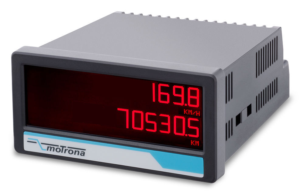 Dual-channel indicator - MX355 touchMATRIX® - motrona - position ...