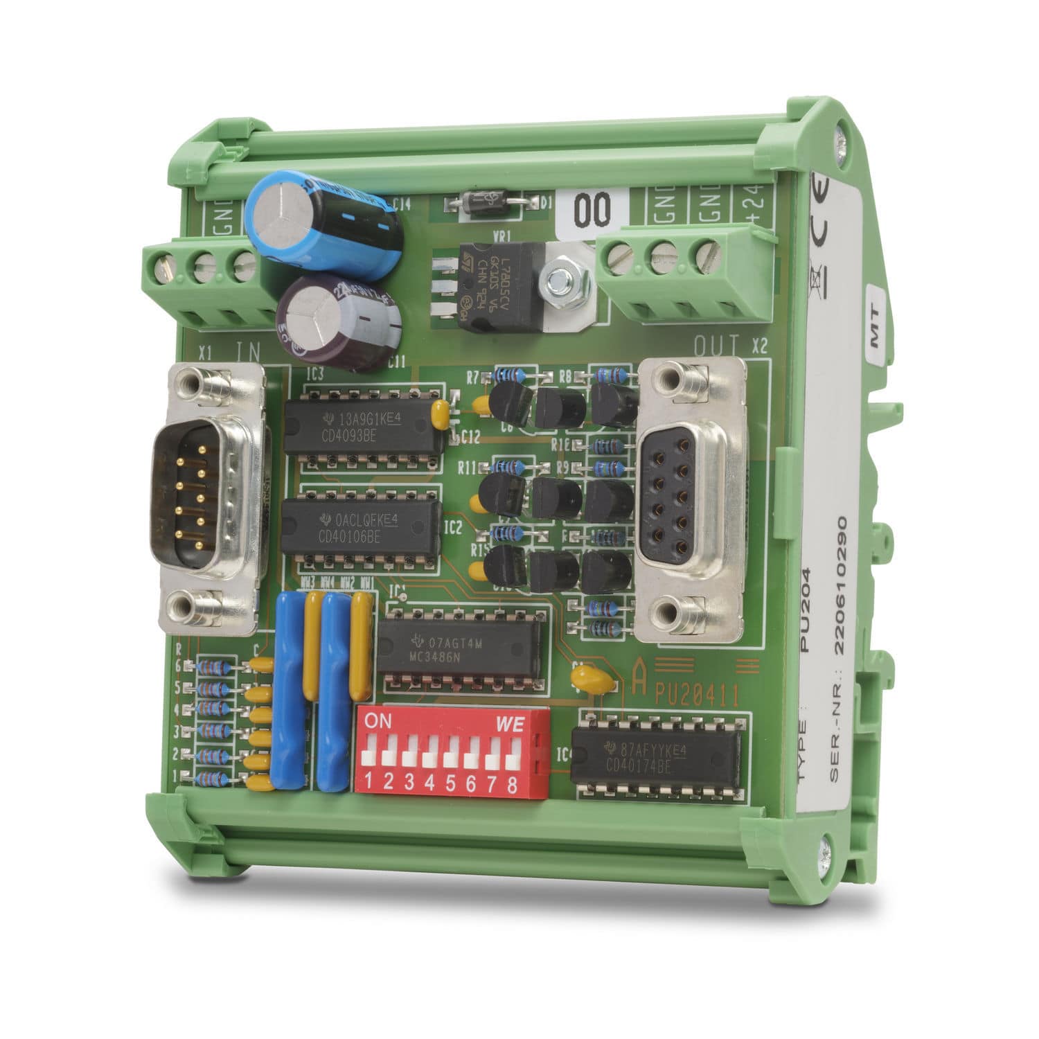 HTL level converter - PU204 - motrona - TTL / RS-422