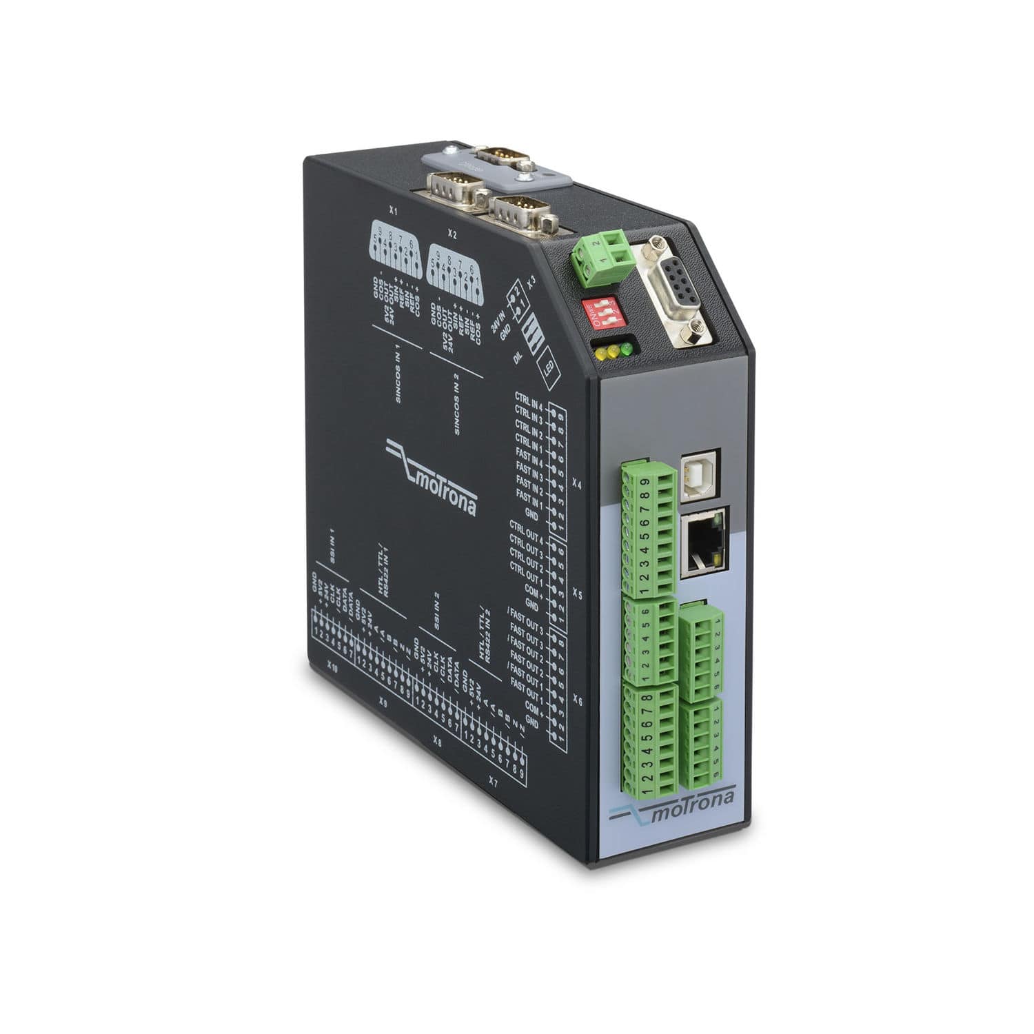 2-axis motion controller - MC800 - motrona - EtherCAT / Ethernet / CANopen