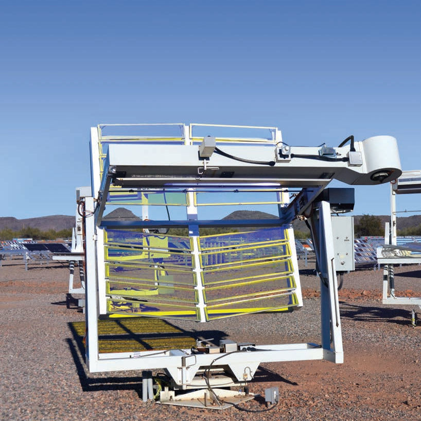 Solar concentrator - UA-EMMA - Atlas Material Testing Technology
