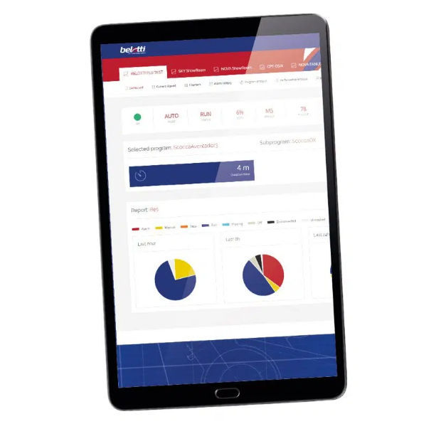 Monitoring software - BES - Belotti SpA - visualization / database / OEE