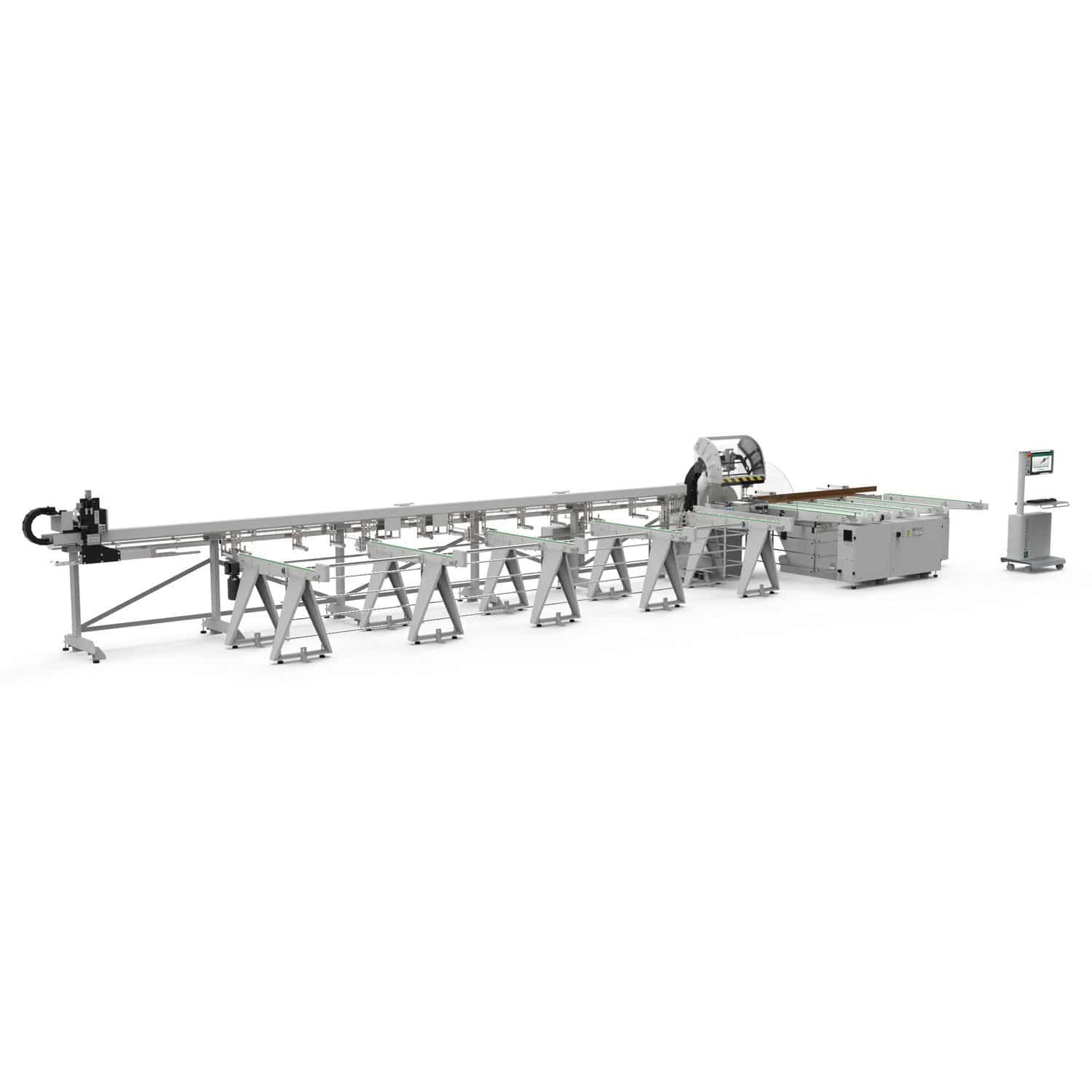 Rotary blade cutting line - LT 500 - Fom Industrie Aluminium Working ...