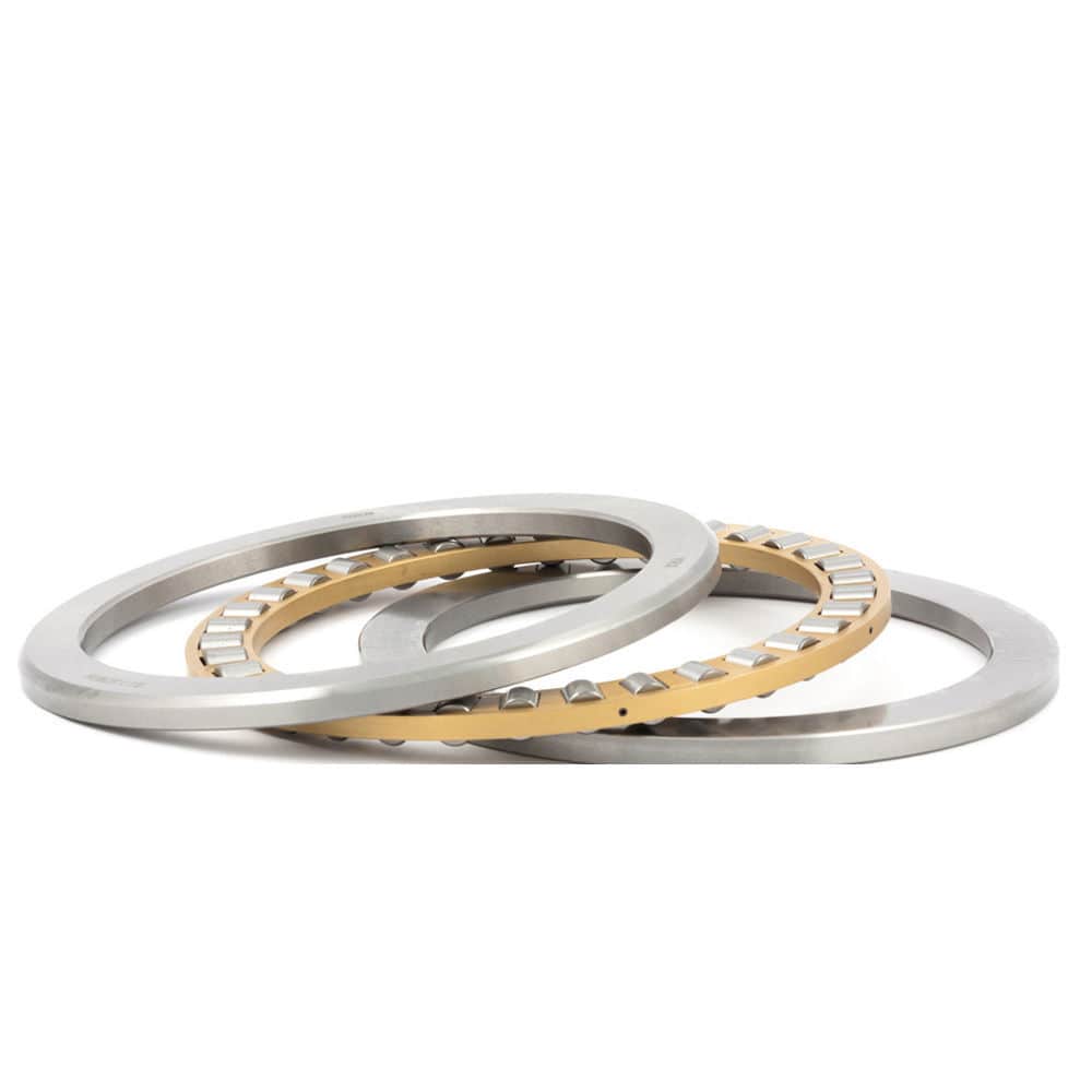 Cylindrical roller thrust bearing - RKB Europe - brass / with cage
