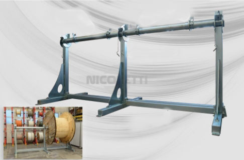 Cable drum racking - CAVSVO26-13-50 - MECCANICA NICOLETTI - for drums ...