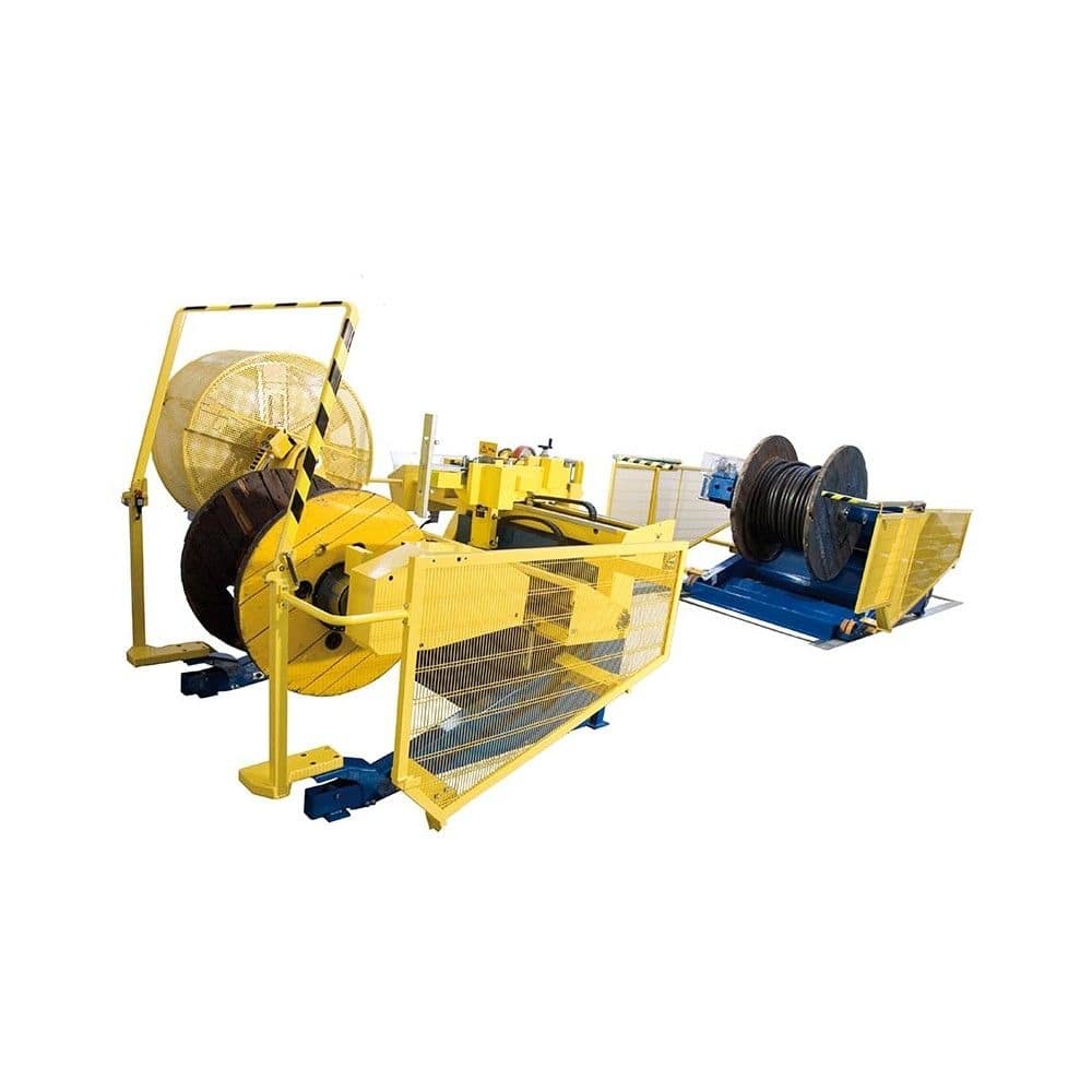 Cable drum rewinder-winder - LINAP-100/30-AP - MECCANICA NICOLETTI ...