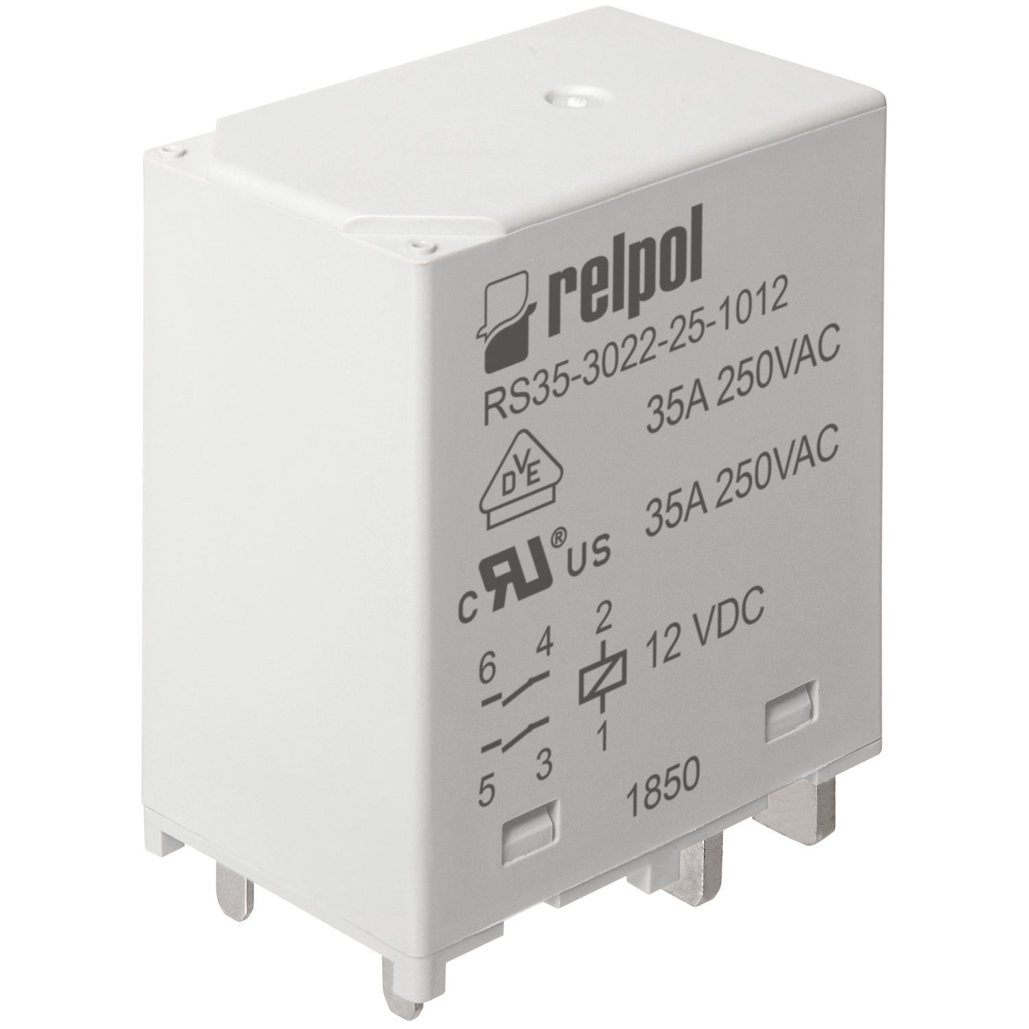 24VDC electromechanical relay - RS35 series - RELPOL - 12VDC / 110VDC ...