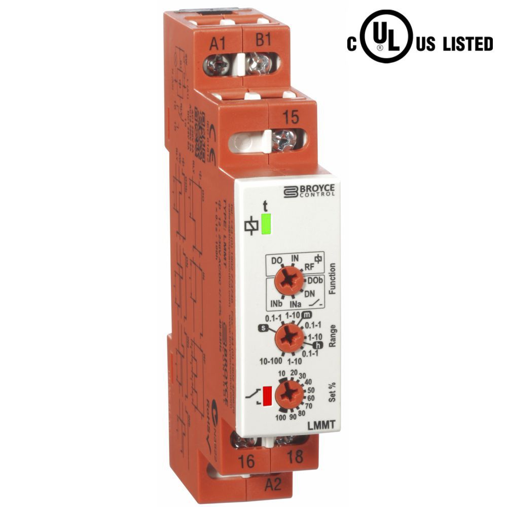 Electronic timer - LMMT - Broyce Control - multi-function / DIN rail / with housing