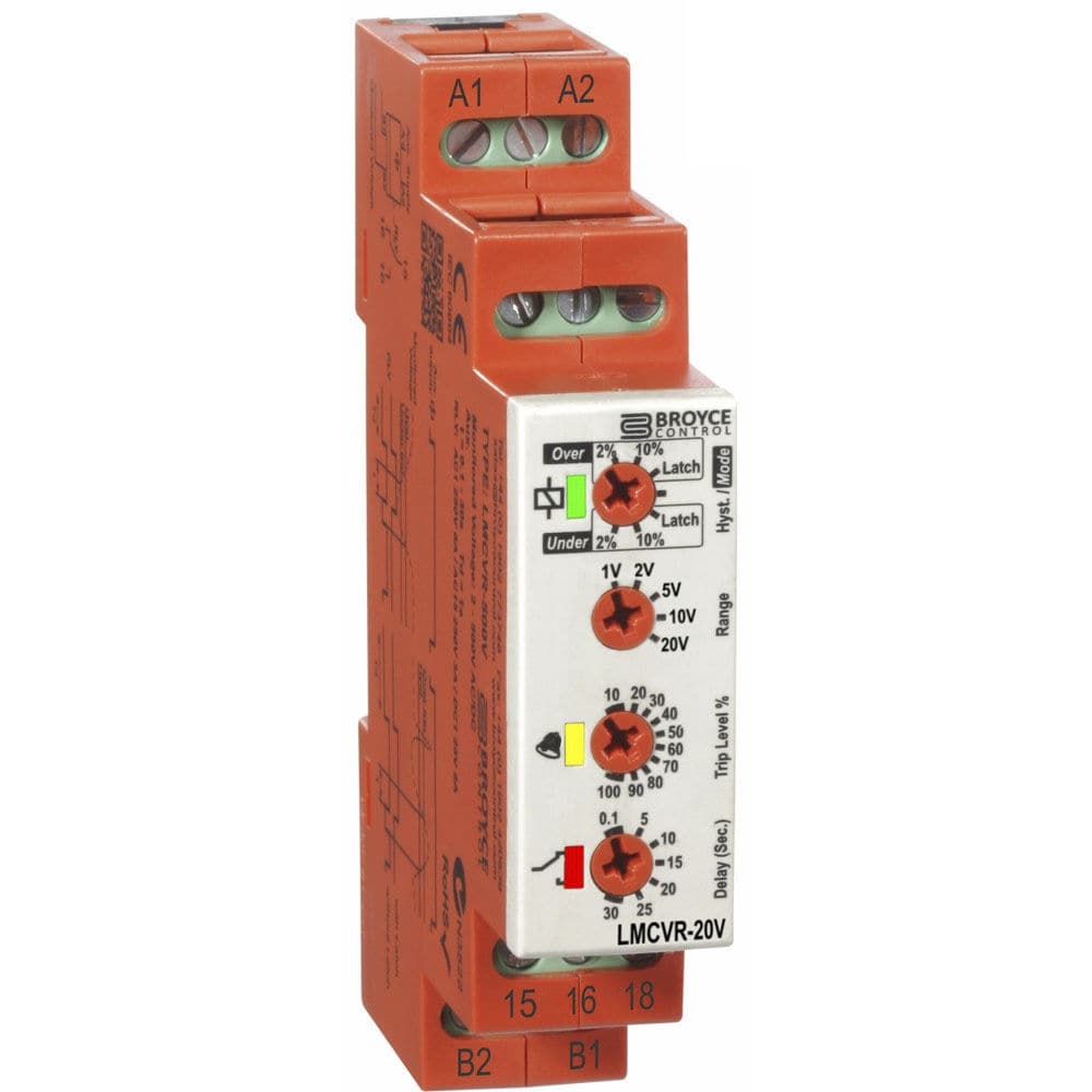 Under-voltage monitoring relay - LMCVR-20V - Broyce Control - over ...
