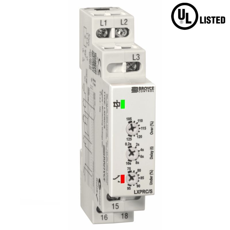Three-phase protection relay - LXPRC/S - Broyce Control - over-voltage ...