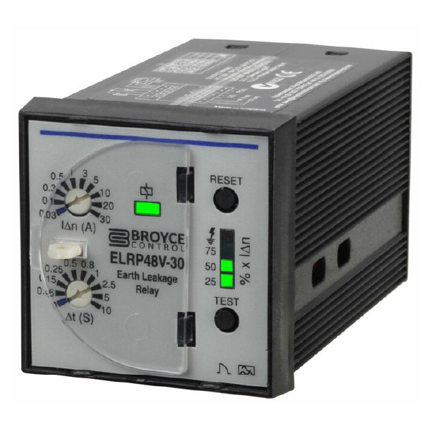 Earth-leakage control relay - ELRP48V-30 - Broyce Control - SPDT ...
