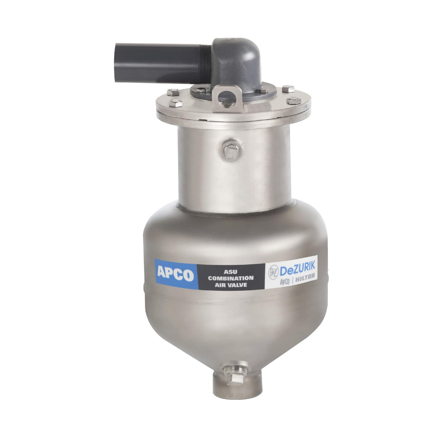 Disc valve - ASU - DeZURIK - for air / stainless steel