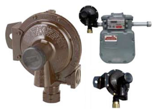 Gas pressure regulator - LV4403F66RA - Rego Europe - membrane / single ...