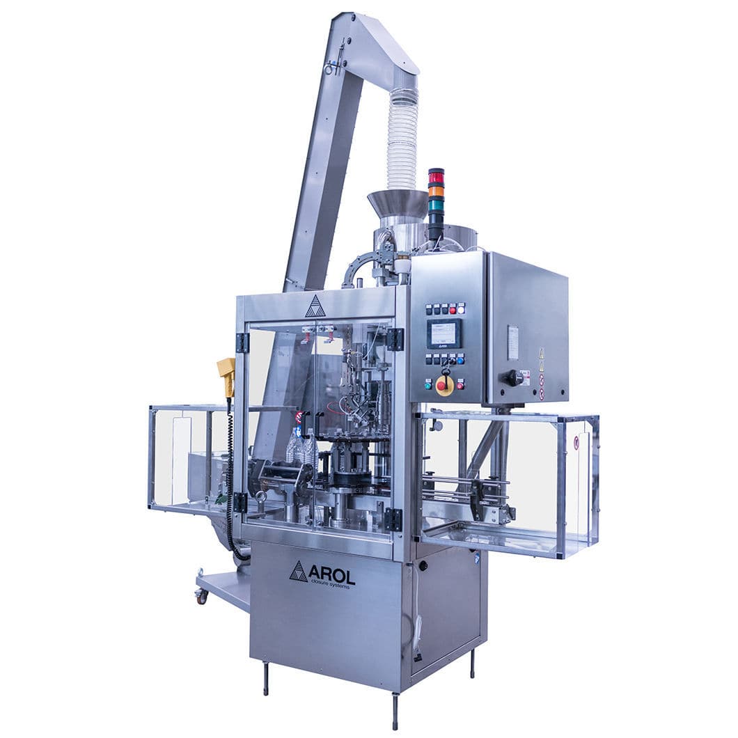 Electromagnetic capping machine - EAGLE PK - AROL Closure systems ...