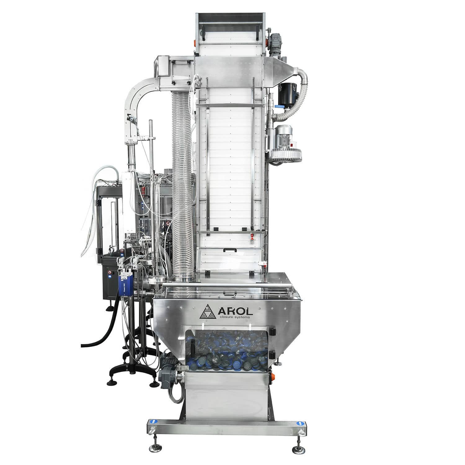 Automatic feeding system - OVER - AROL Closure systems - cap