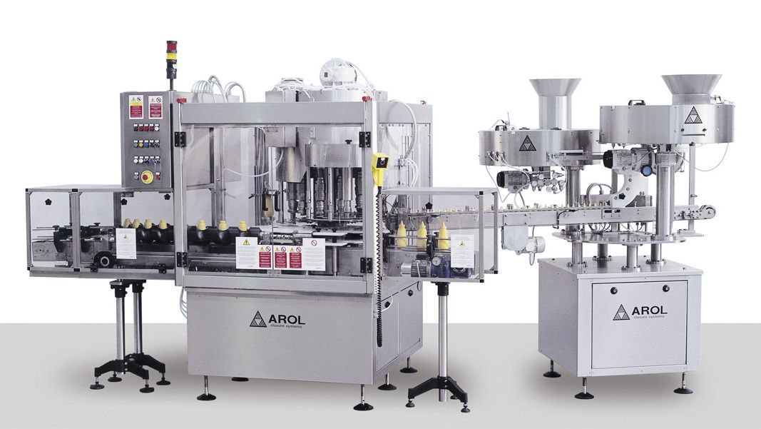 Rotary capping machine - EURO VP - AROL Closure systems ...