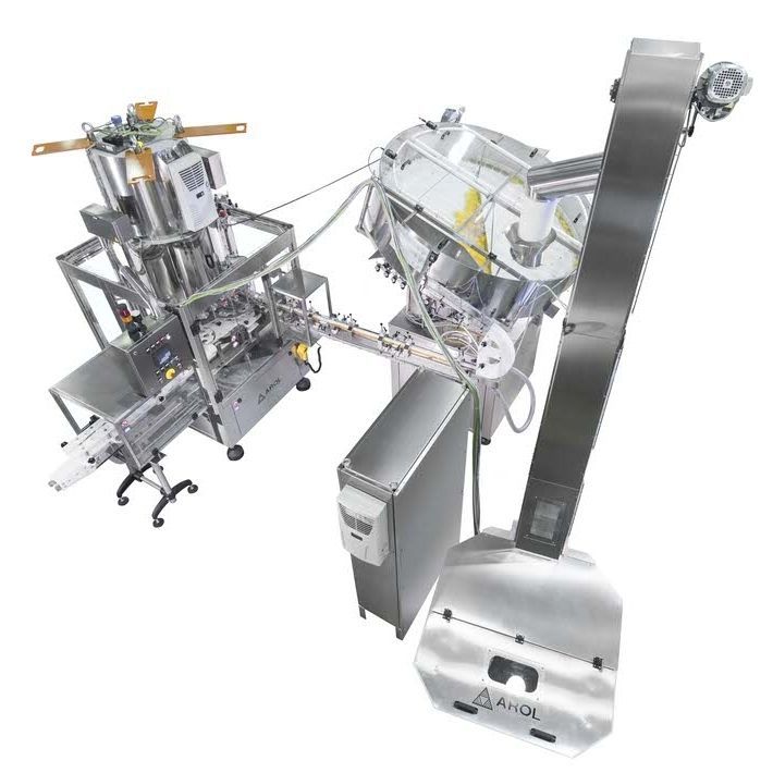 Rotary capping machine - EQUATORQUE VP - AROL Closure systems - aseptic ...
