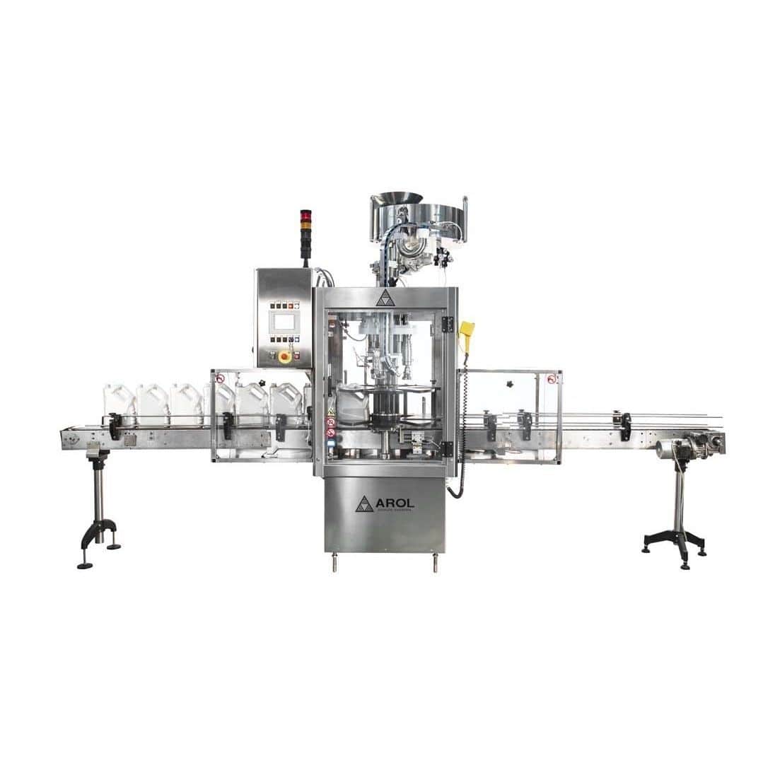 Electromagnetic capping machine - EAGLE VP - AROL Closure systems ...