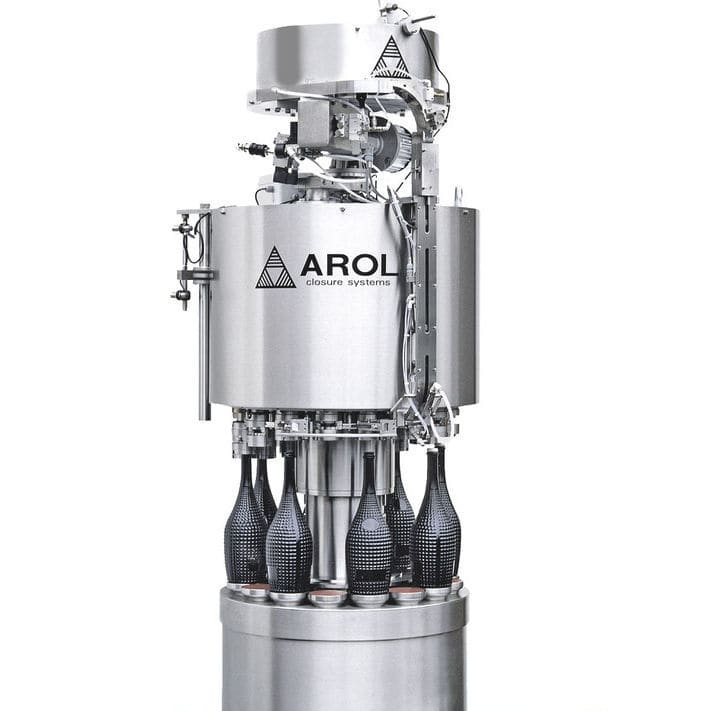 Rotary capping machine - ESSE - AROL Closure systems - crown ...
