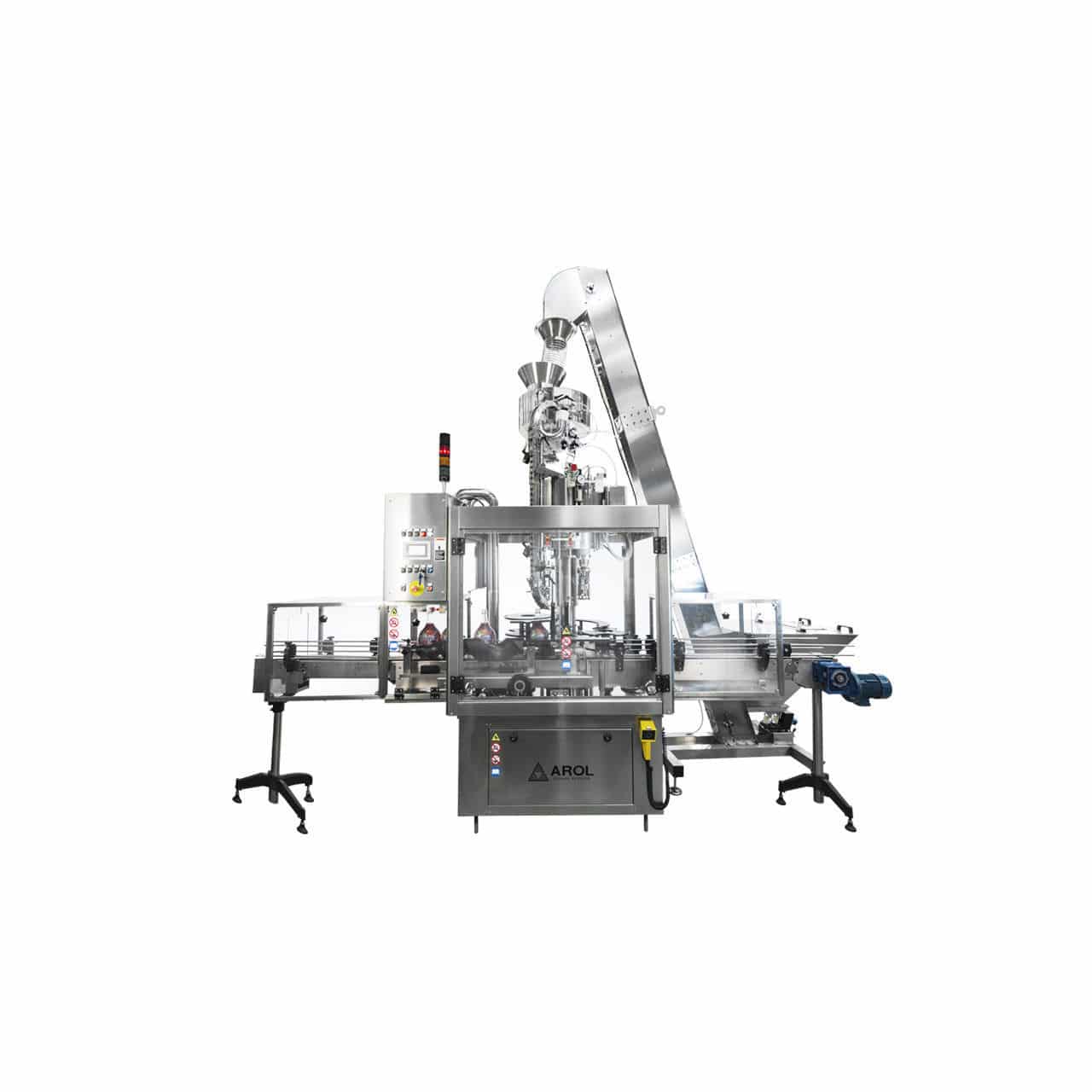 Rotary capping machine - EURO VA - AROL Closure systems - automatic ...