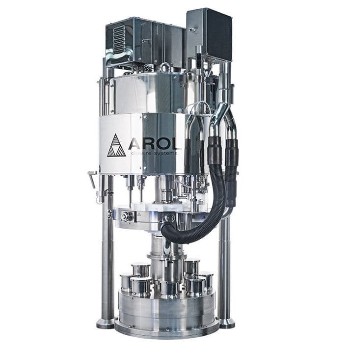 Rotary capping machine - QUASAR - AROL Closure systems - automatic