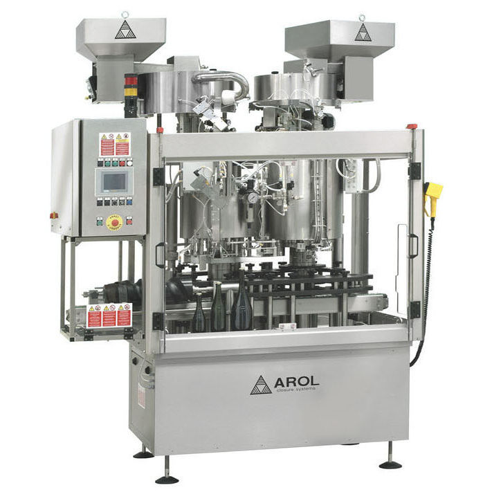 Rotary capping machine - LA CHAMPENOISE - AROL Closure systems - multi ...