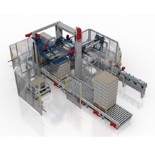 Layer palletizer - AC 410 Gold series - CLEVERTECH - low level infeed ...