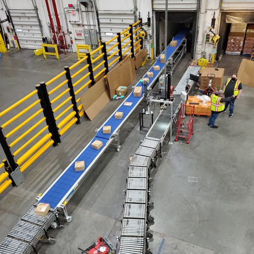 Belt conveyor - Gorbel - loading / unloading / sorting