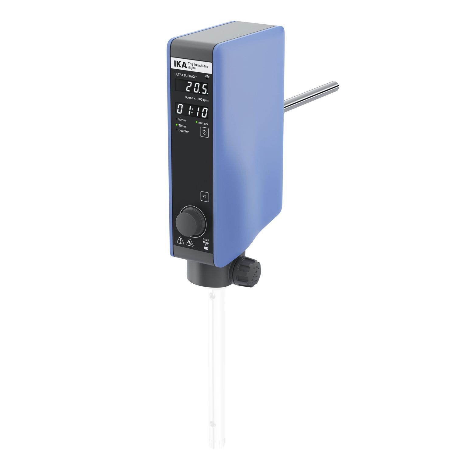 Vertical-axis disperser - T 18 brushless digital ULTRA-TURRAX® - IKA ...