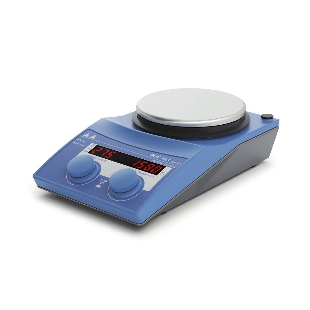 Magnetic laboratory stirrer - RET basic - IKA - digital / flask / heating