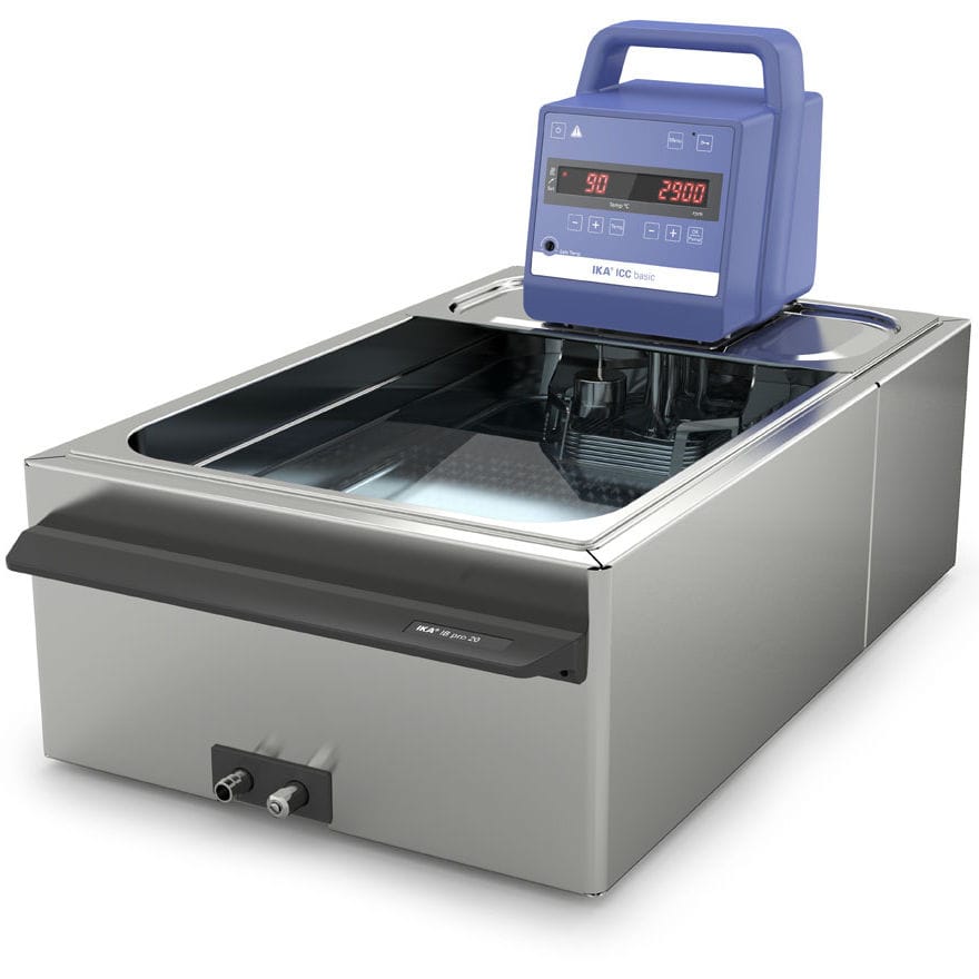 Stainless steel thermostatic bath - ICC basic pro 20 series - IKA - compact / laboratory