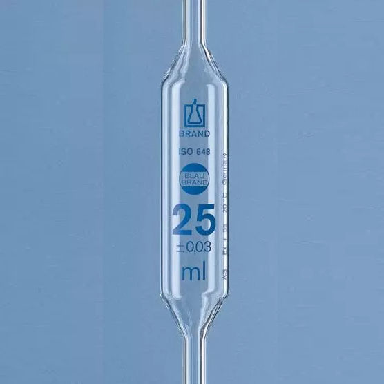 Volumetric pipette - BLAUBRAND® series - BRAND - single-channel / glass ...
