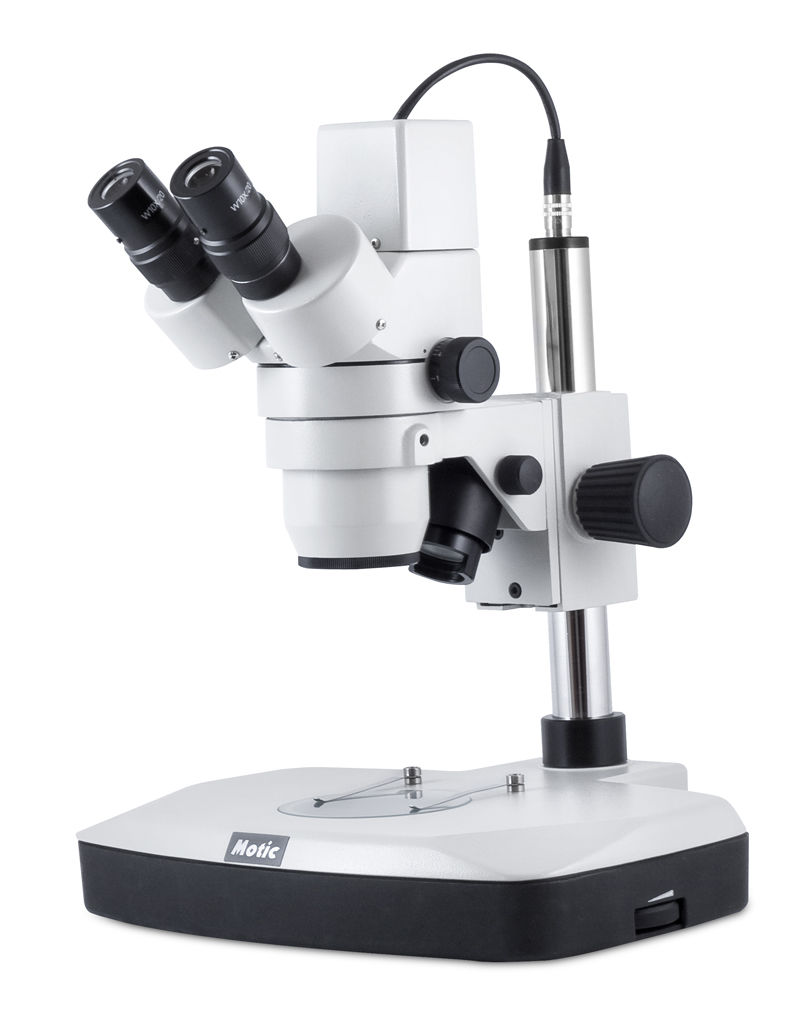 Optical stereo microscope - DM-143-FBGG - Motic - zoom / digital camera