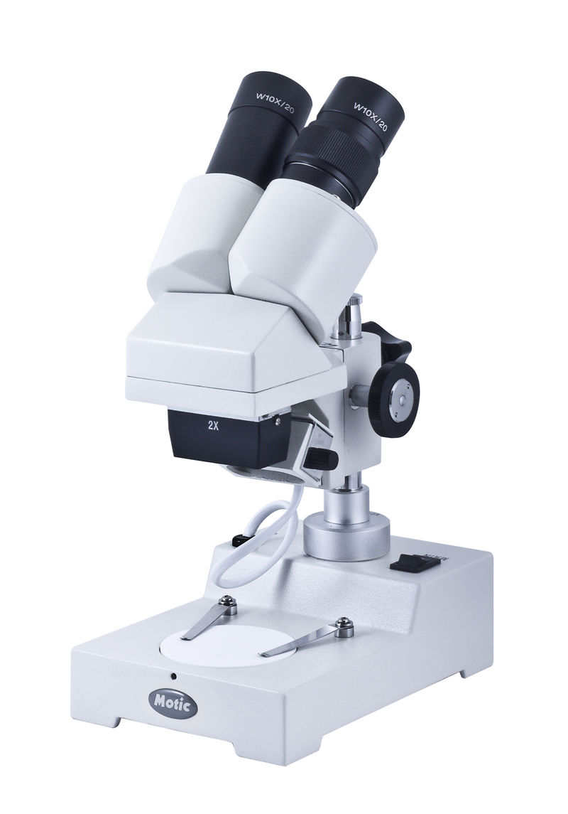 Optical stereo microscope - 10X, 20 mm | S-20-LO - Motic - upright