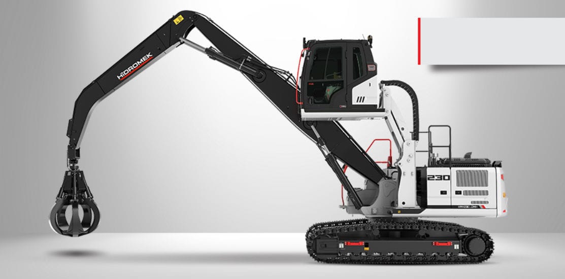 Medium excavator - HMK 230 LC MH - HIDROMEK co. - crawler / diesel