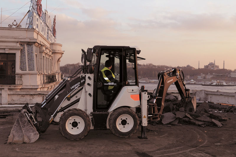 Rigid backhoe loader - HMK 62SS - HIDROMEK co. - compact / mini