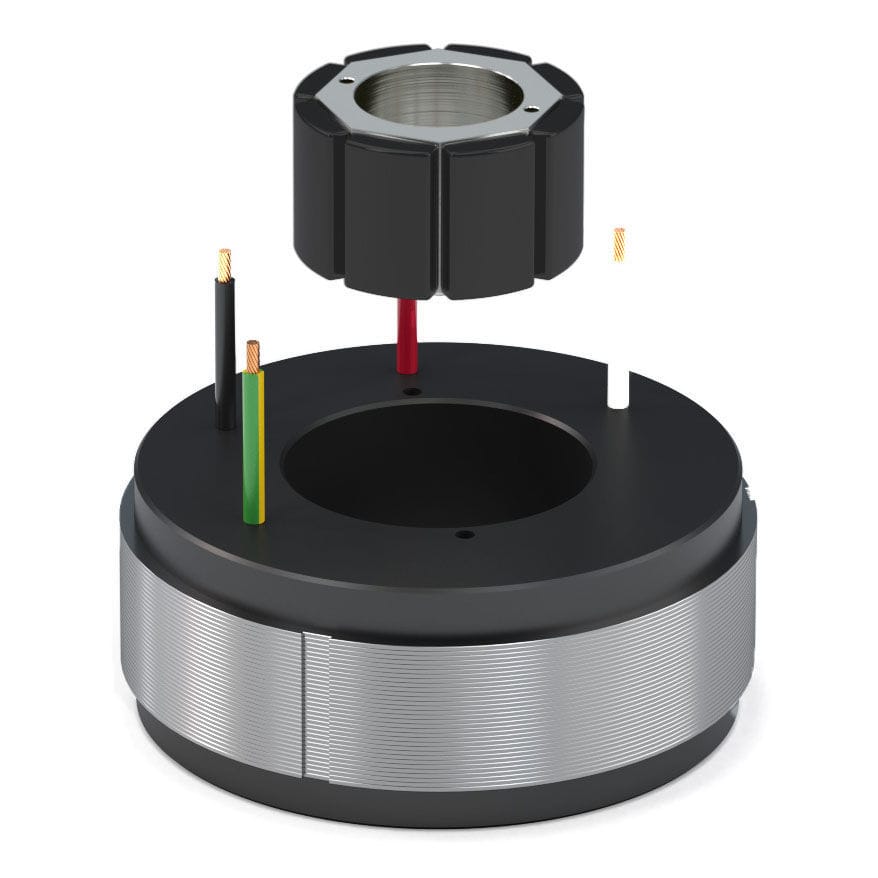 Synchronous torque motor - QTR 65 Series - Tecnotion - 3-phase / hollow ...