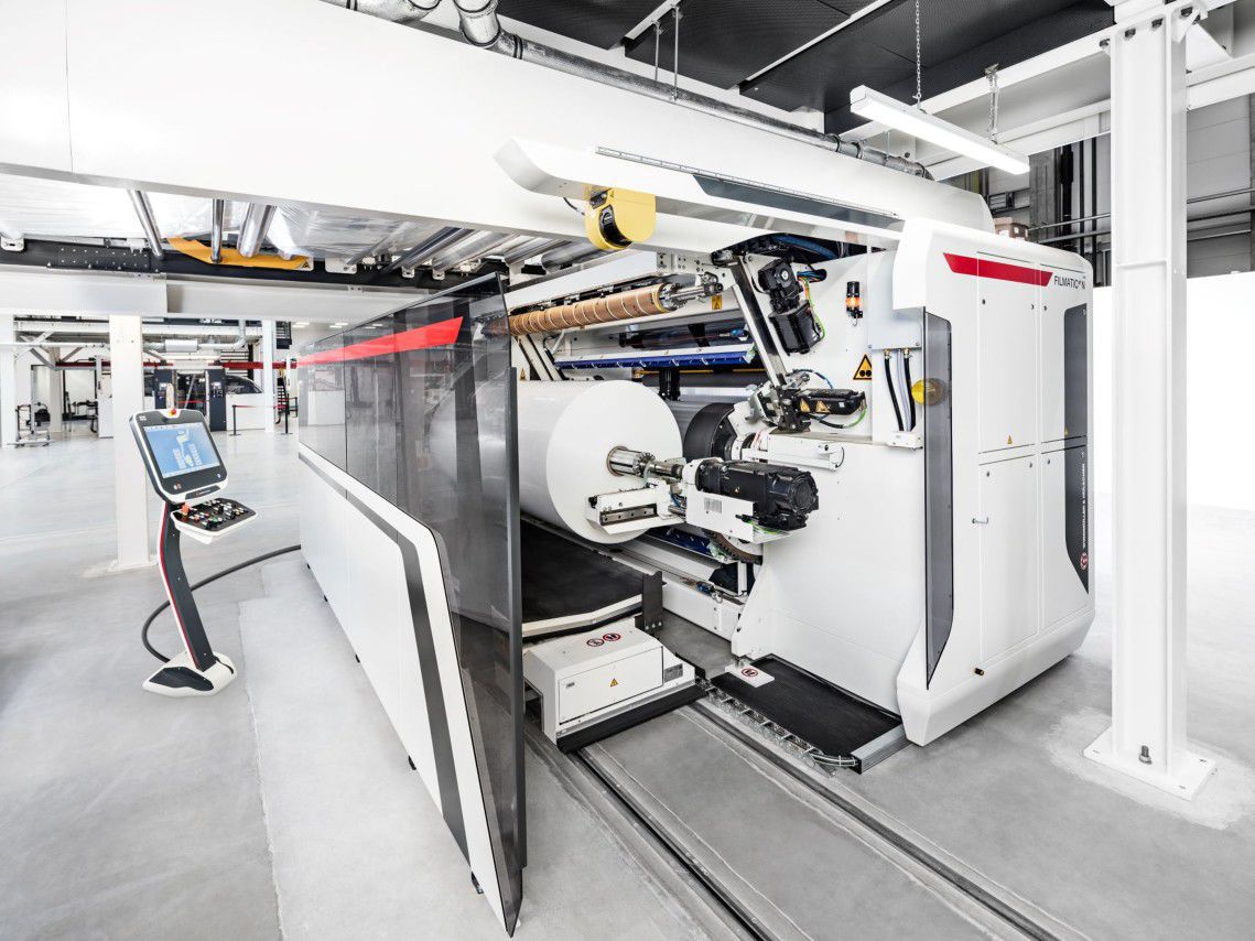 Film winder - FILMATIC II N - WINDMÖLLER & HÖLSCHER - for blown film ...