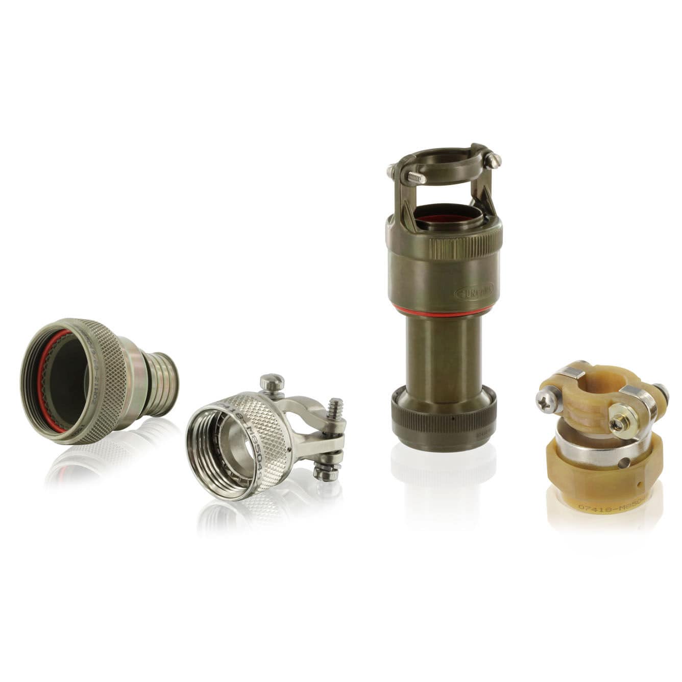 Electric connector housing - AS85049 Series - EATON - aluminum / circular