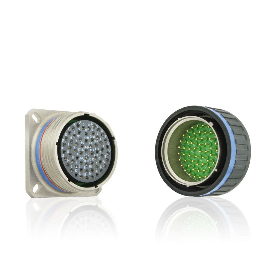 MiL connector - 8D Series - EATON - data / quadrax / twinaxial