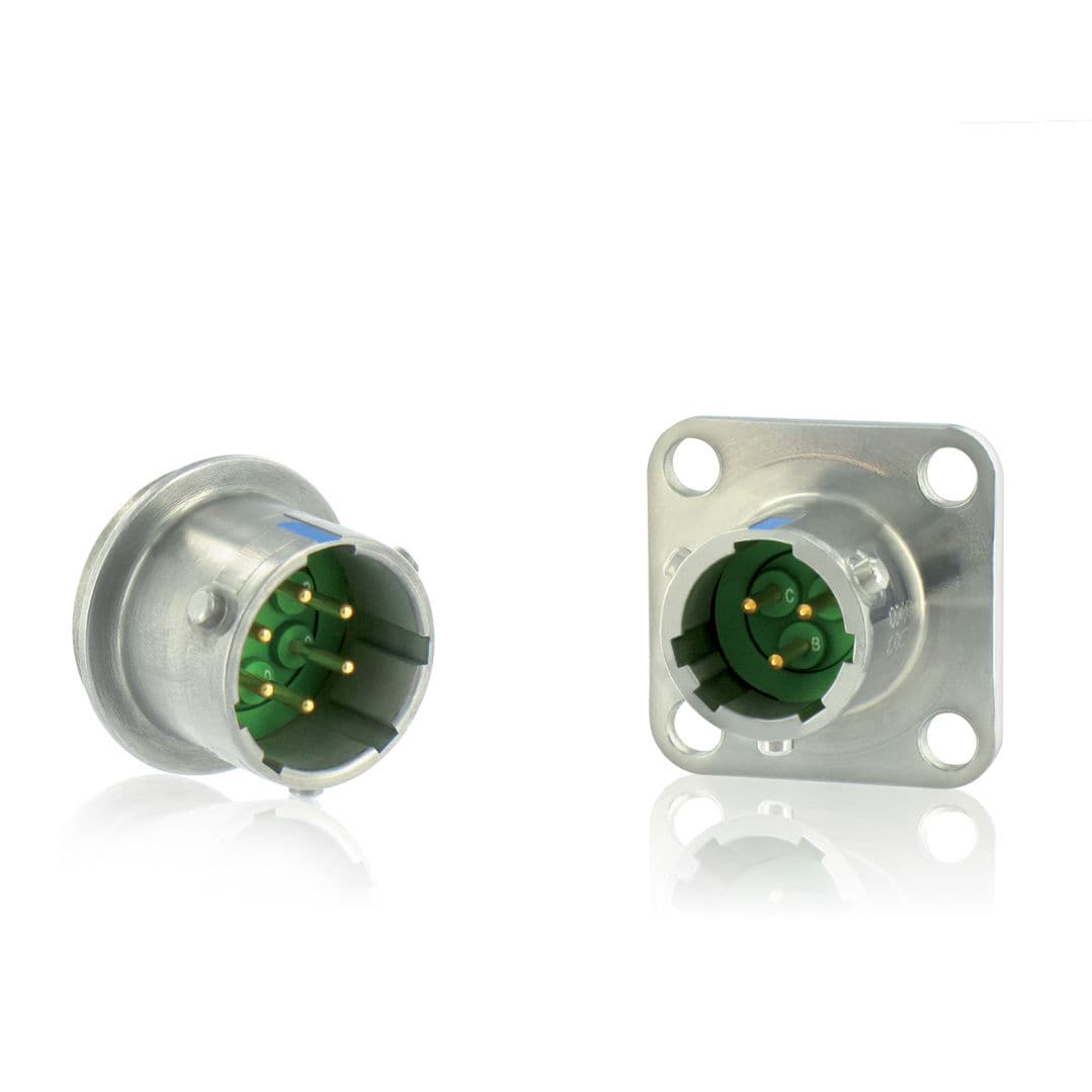 Hermetic connector - 8526 Series - EATON - data / bayonet / flange