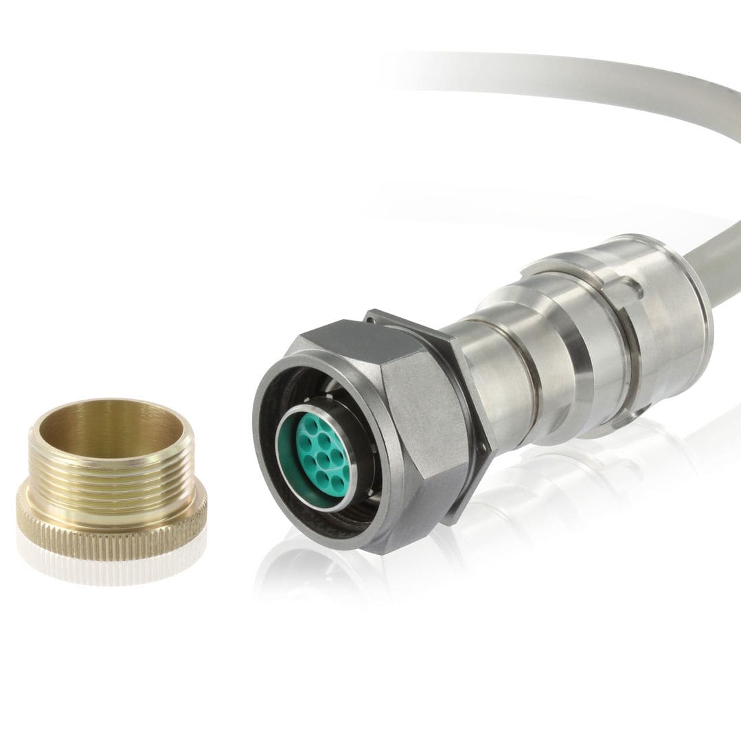 Electrical power supply connector - 8NA6G Series - EATON - hexagonal ...