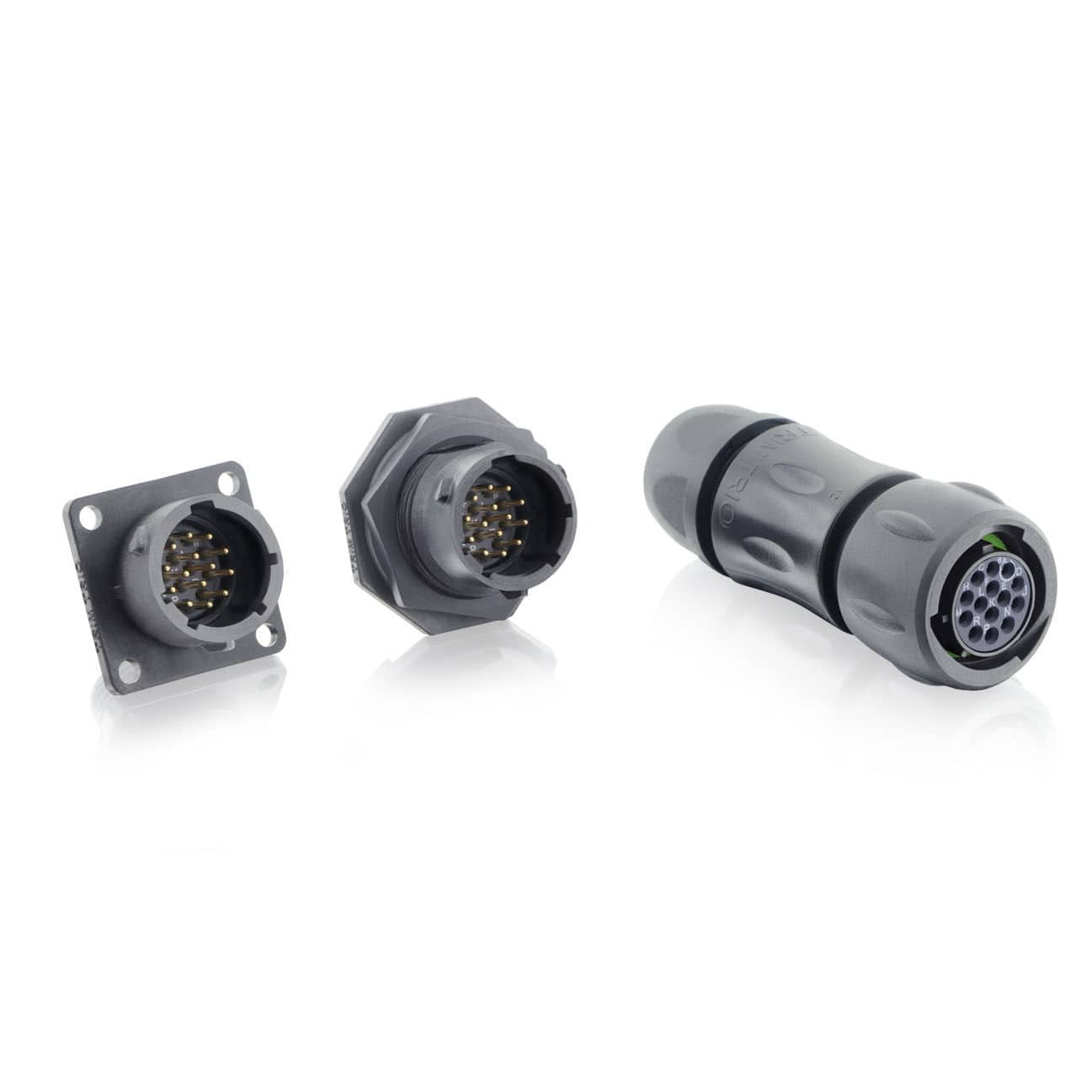 Hybrid connector - UTSX Series - EATON - coaxial / circular / push-pull