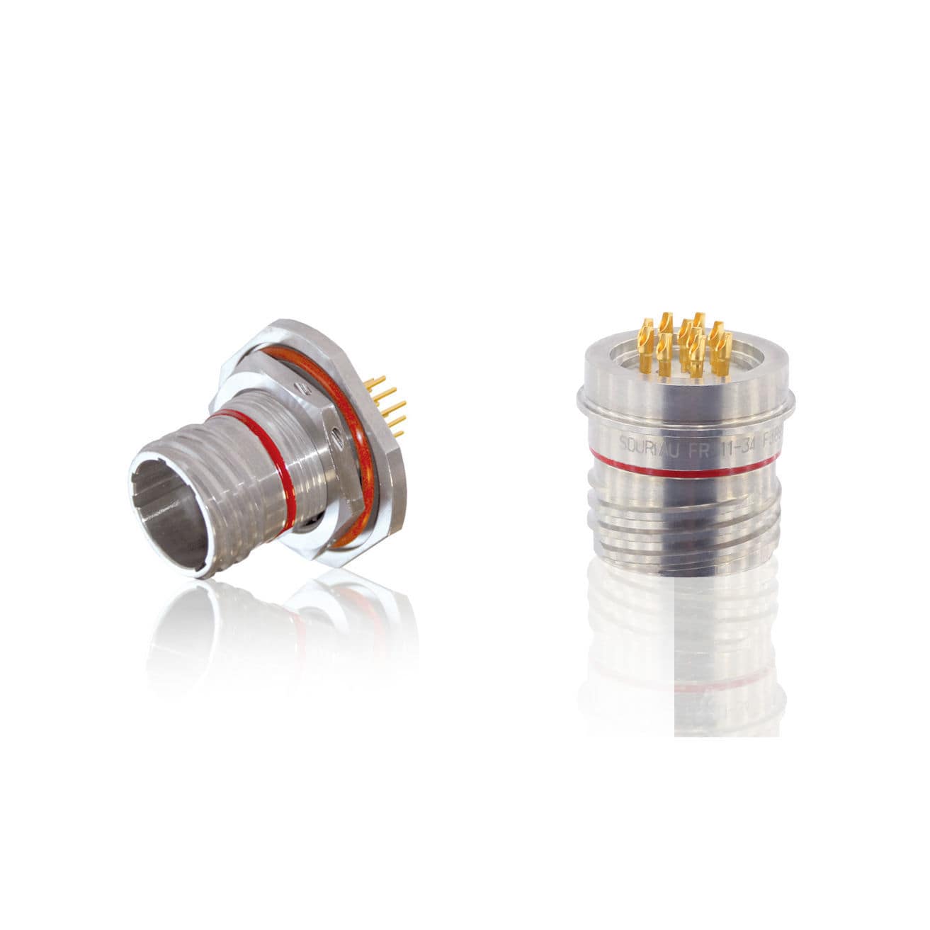 Hermetic connector - 8D Series - EATON - data / weld / high-density