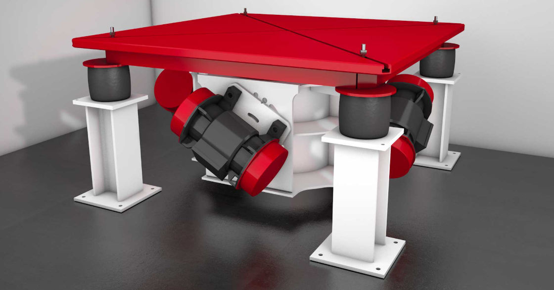 Foundry vibrating table - JÖST - compact